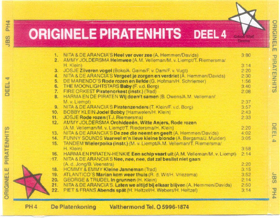 Piraten CD Deel 04 : Back | CD Covers | Cover Century | Over 1.000.000 ...